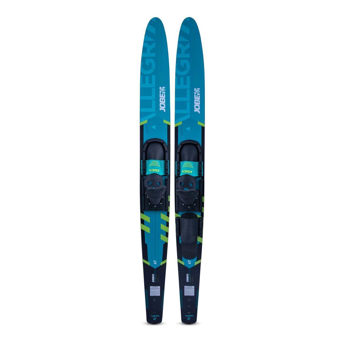 Jobe Par Ski Acuático Allegre 67" Celeste con Fijaciones